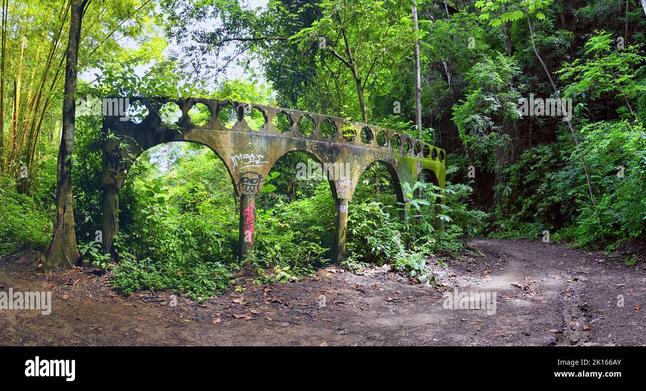 El Miro Ruins, hiking trail views, abandoned mansion, declared ...
