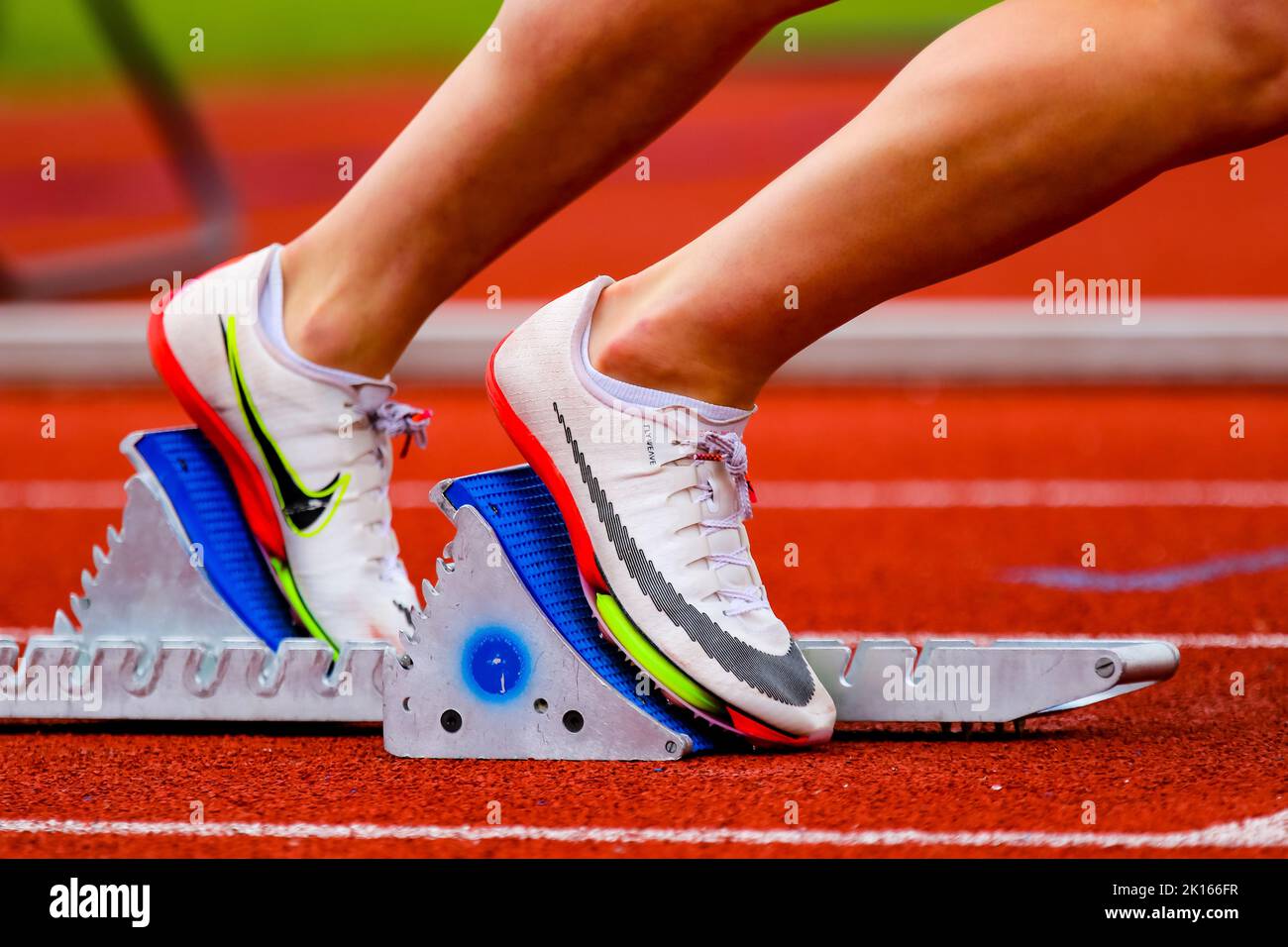 Abstract Track and Field - Sprinter Stock Photo - Alamy