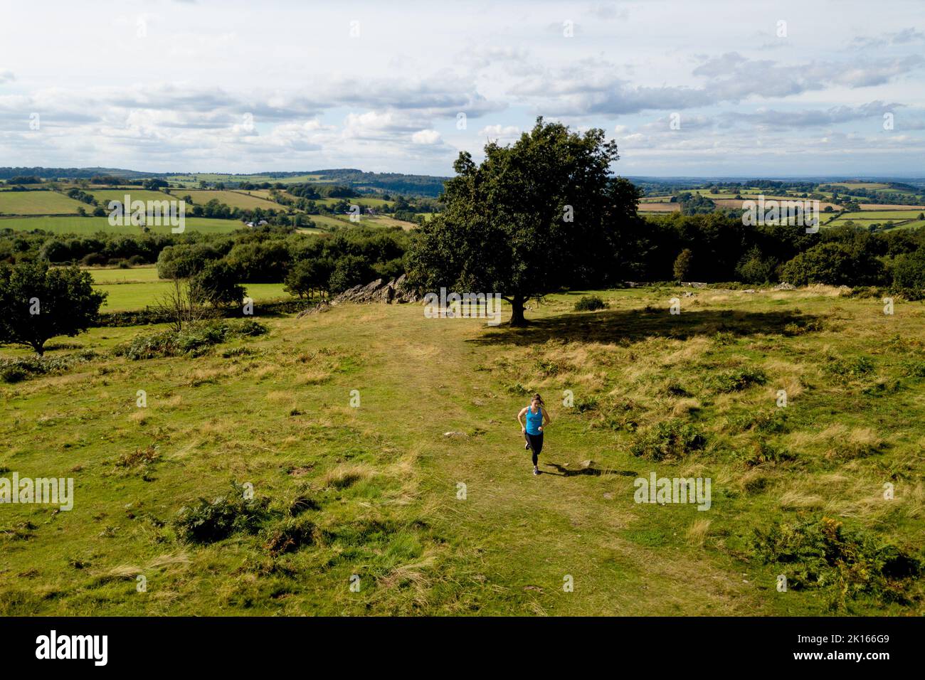 Running on the Trails - Bradgate Country Park Stock Photo - Alamy