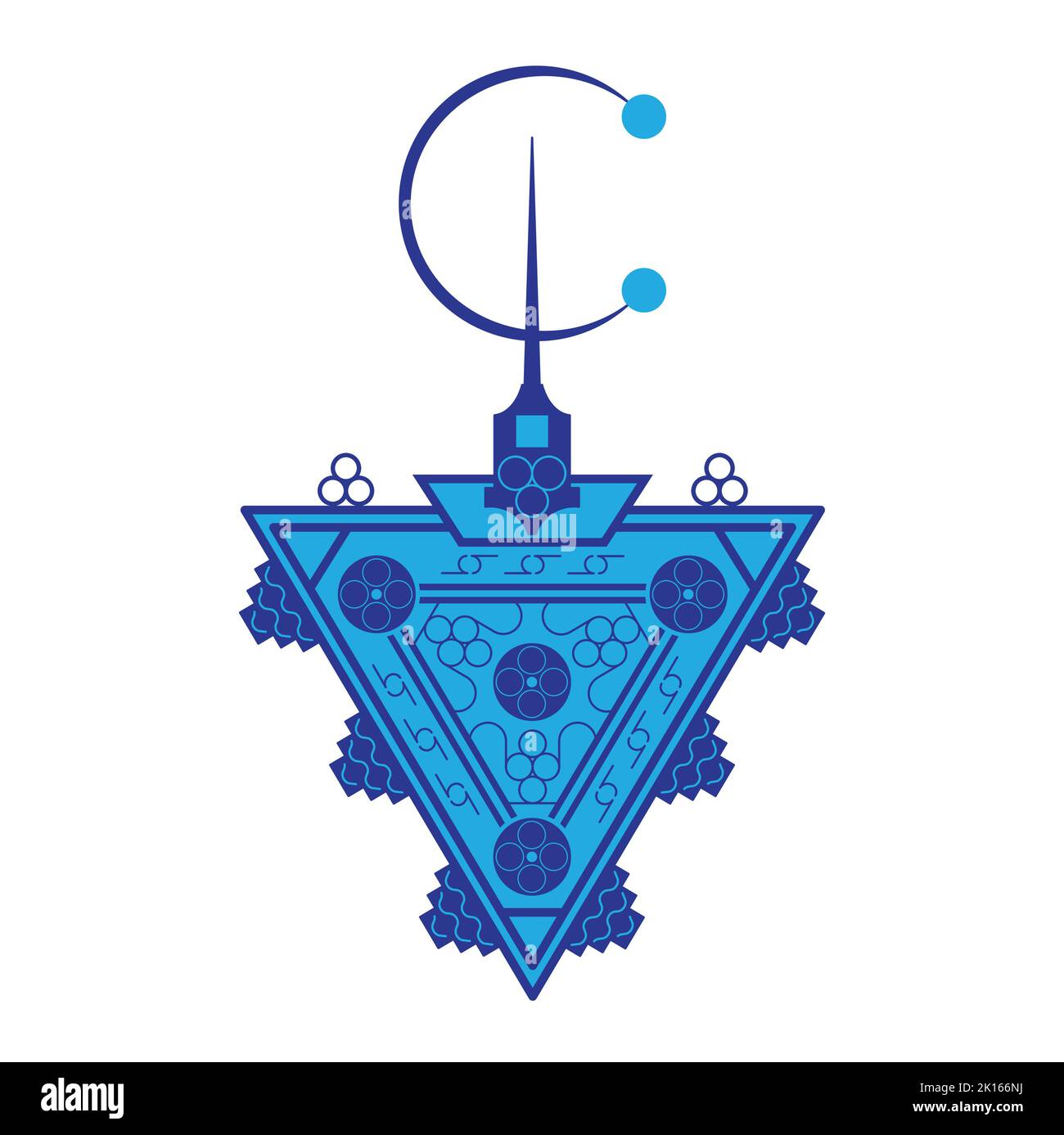 Vector Illustration Of Tazerzit. The Berber Jewelery Symbol. Amazigh ...