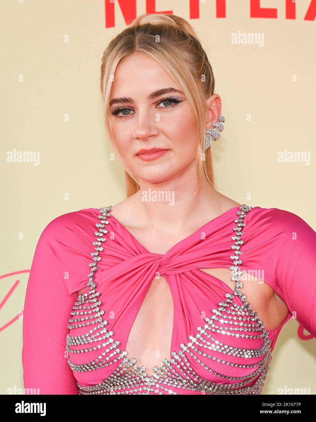 September 14, 2022, Hollywood, California, USA: Eliza Bennett attends Netflix's ''Do Revenge ...