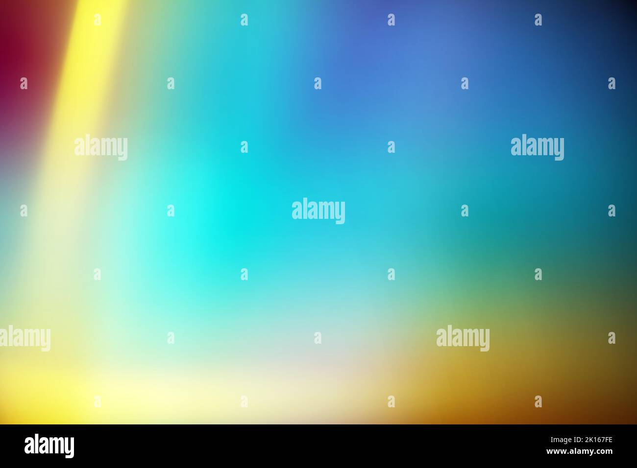 Glare or reflection from water and glass.Rainbow highlights on a black ...