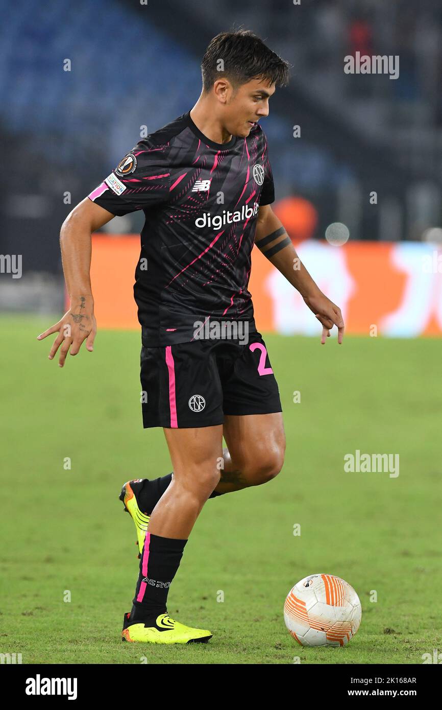 Rome, Italy ,September 15th , 2022 Pictured left to right, Paulo Dybala ...