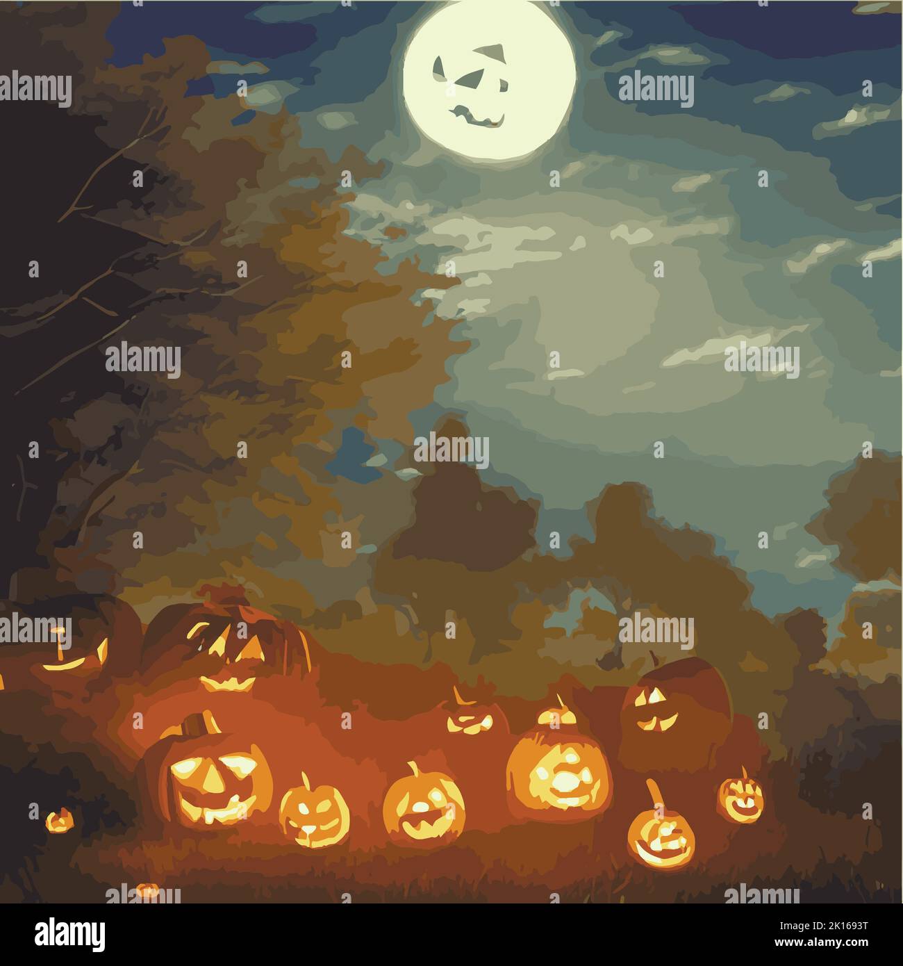 Gothic house halloween Stock Vector Images - Alamy