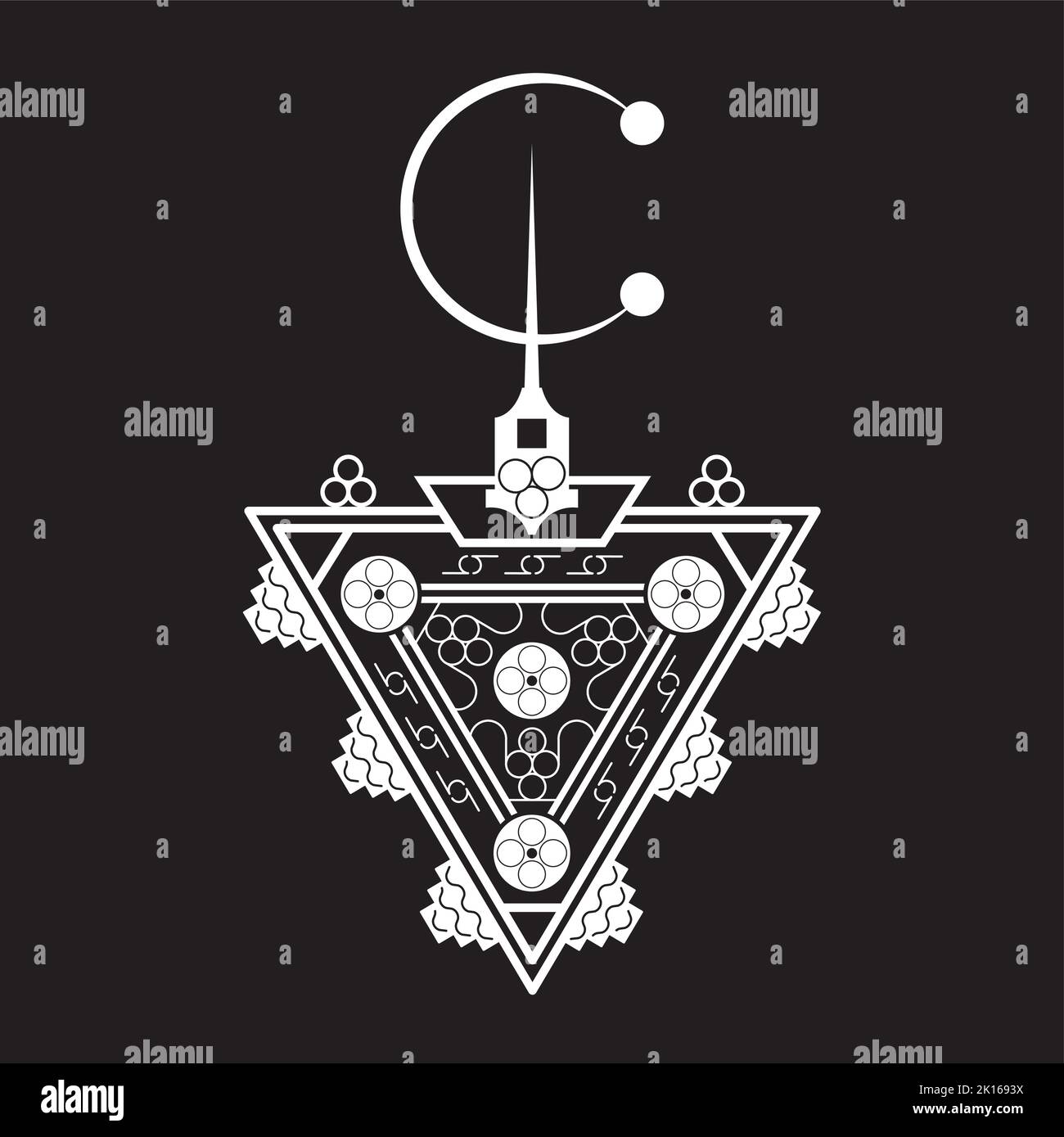 Vector Illustration Of Tazerzit. The Berber Jewelery Symbol. Amazigh ...