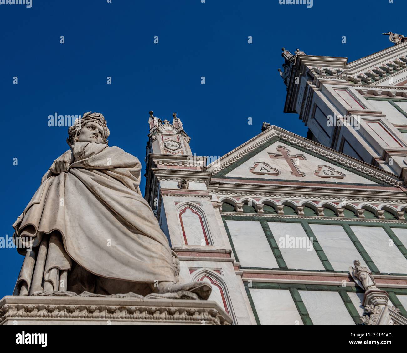 Basilica of Santa Croce - Gothic Franciscan church marble facade ...