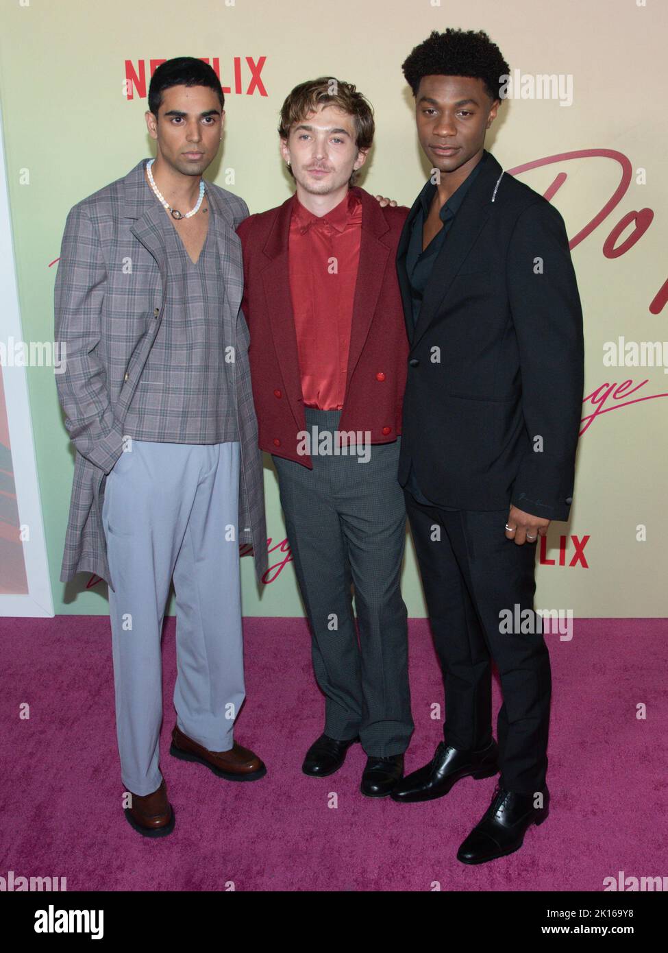 September 14, 2022, Hollywood, California, USA: (L-R) Rish Shah, Austin ...