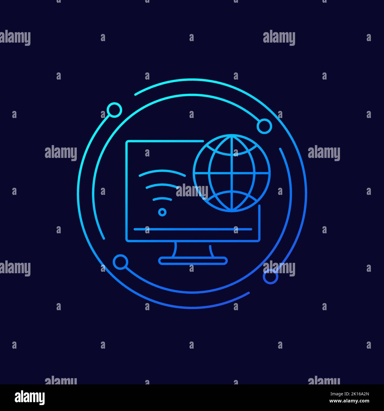 Wi fi setup Stock Vector Images - Alamy