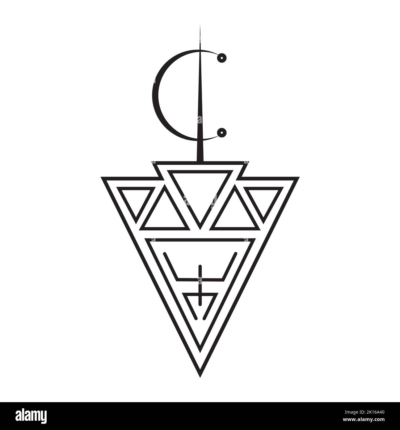 Vector Illustration Of Tazerzit. The Berber Jewelery Symbol. Amazigh ...