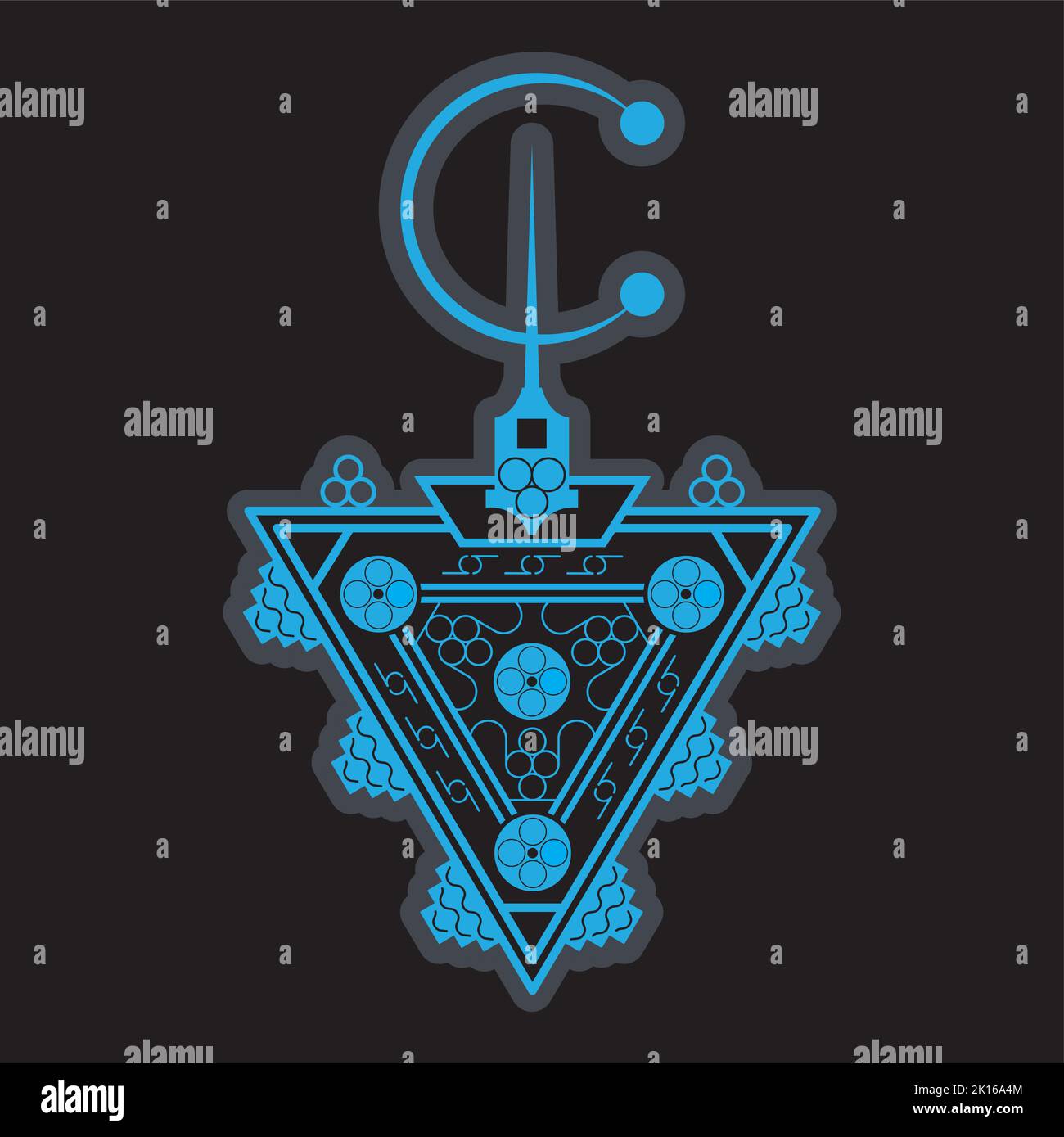 Vector Illustration Of Tazerzit. The Berber Jewelery Symbol. Amazigh ...