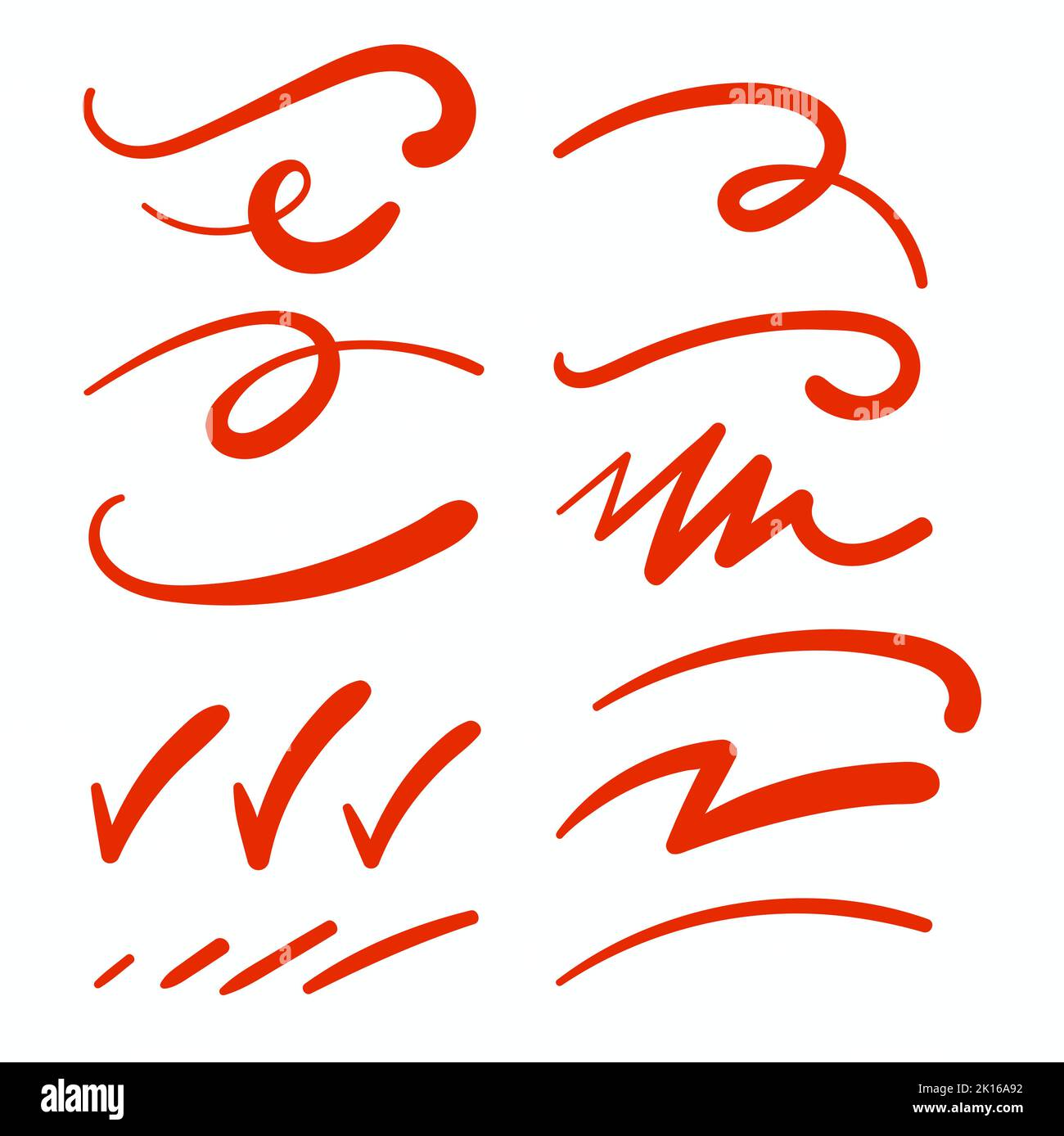 Red Swirls Swash Logo Ornament Design Stock Vector Image & Art - Alamy