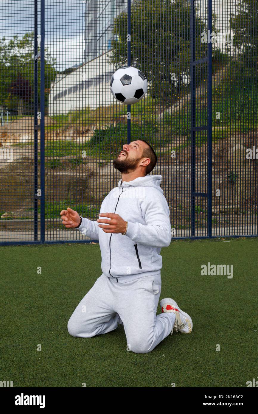 Player controlling ball hi-res stock photography and images - Alamy