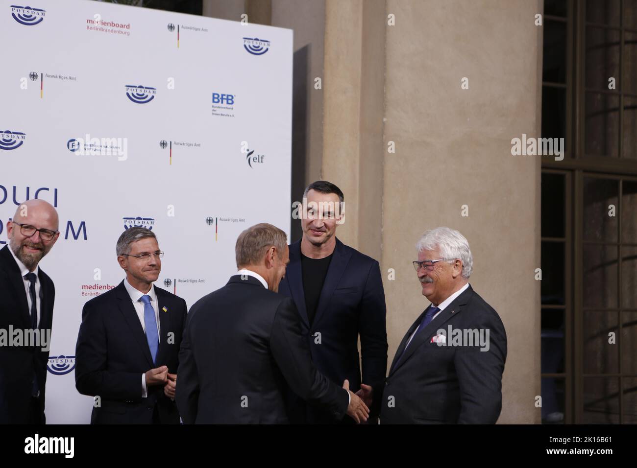 Potsdam, Germany. 15th Sep, 2022. Brandenburg: M100 Media Award to the ...