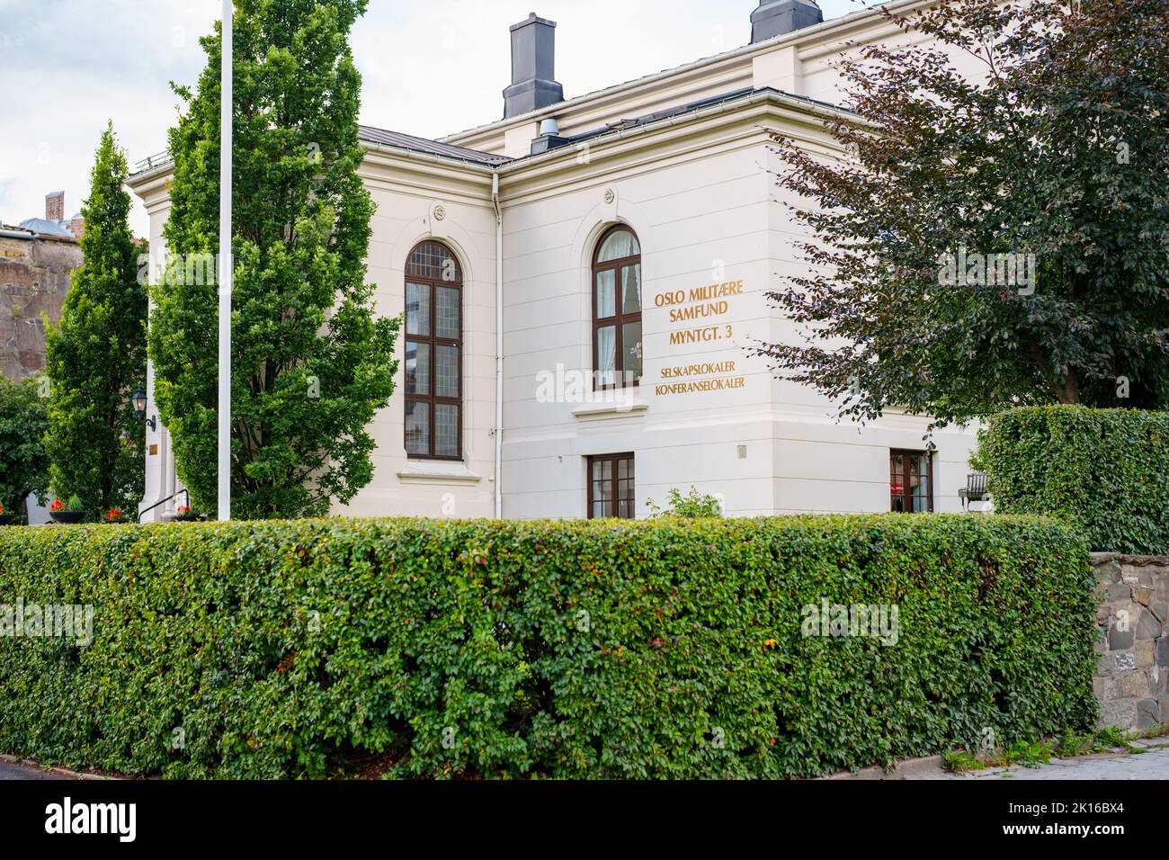 Photo of Selskapslokaler Oslo Militære Samfund Norway Stock Photo - Alamy