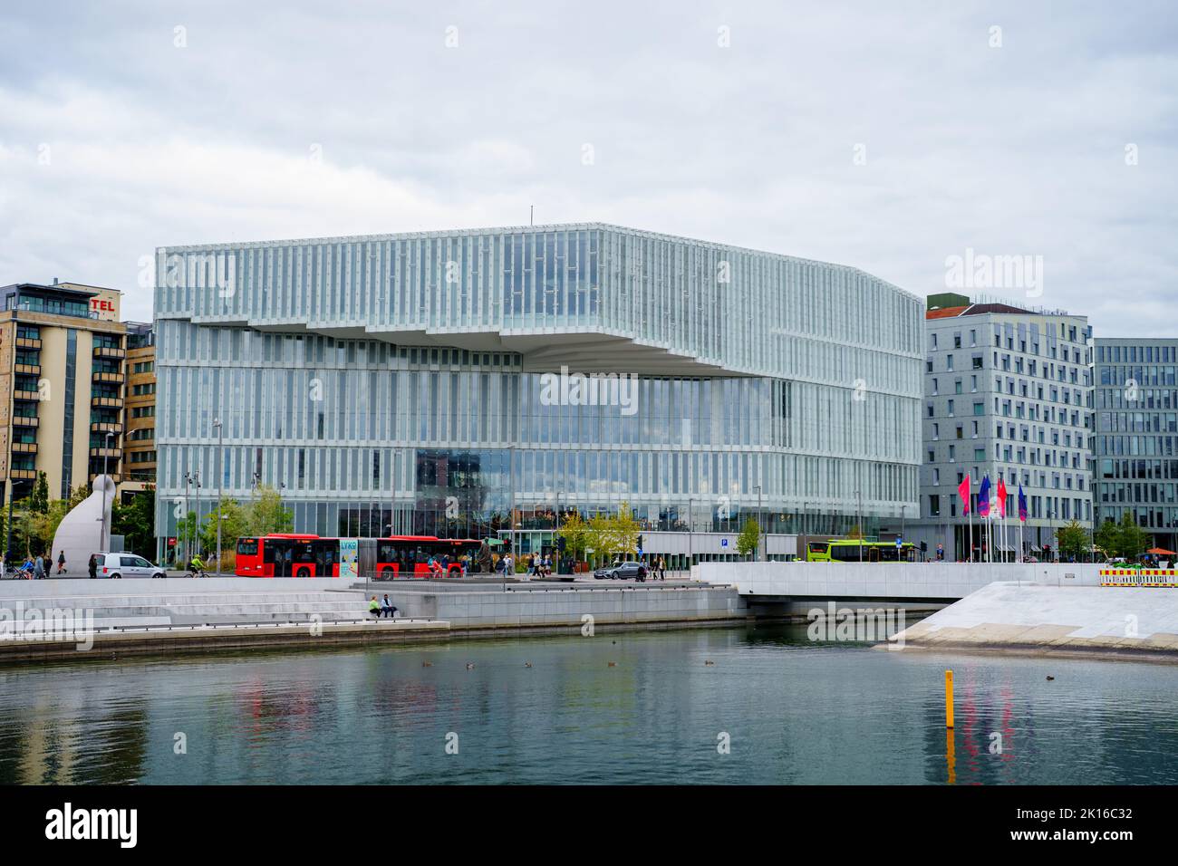 Deichman Bjørvika Oslo Public Library Norway Stock Photo - Alamy