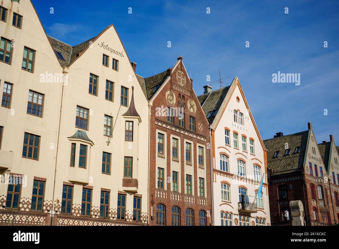 Historic architecture Bergen Norway Stock Photo - Alamy