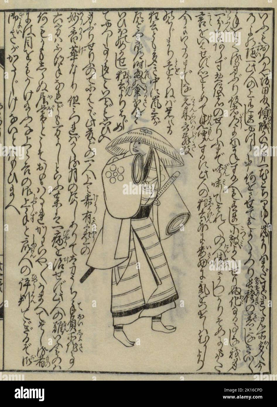 Illustration of Sakata Tōjūrō I (1647-1709), from "Yarōsekizumō Hyōban ...