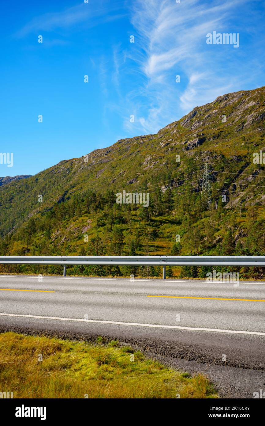 Mountain highway norway circa 2022 Stock Photo - Alamy