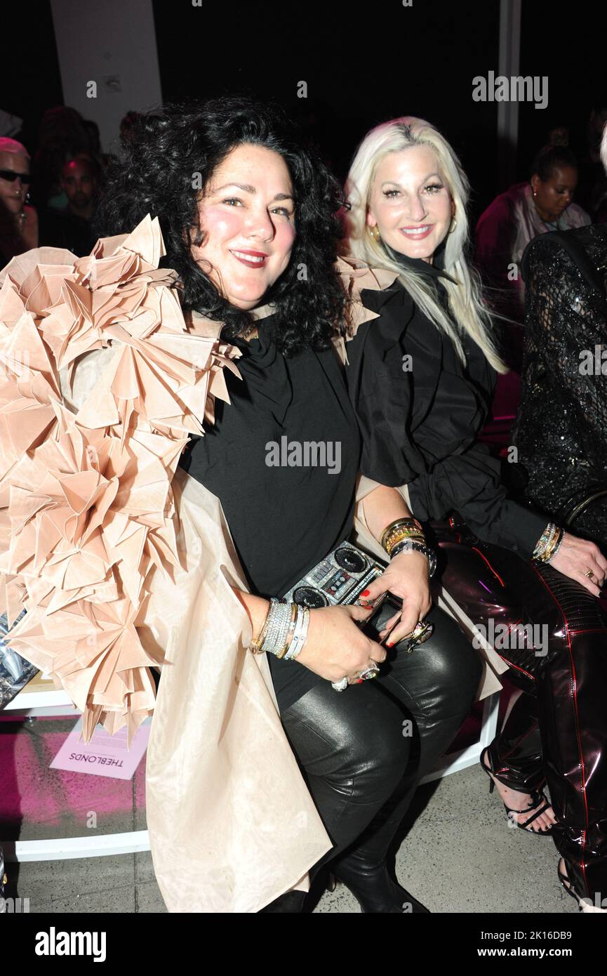 Front Row and runway show at The Blonds SS/23 at New York Fashion Week ...