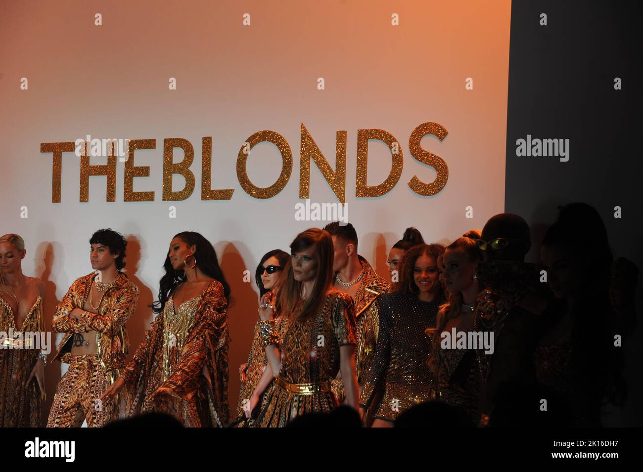 Front Row and runway show at The Blonds SS/23 at New York Fashion Week ...