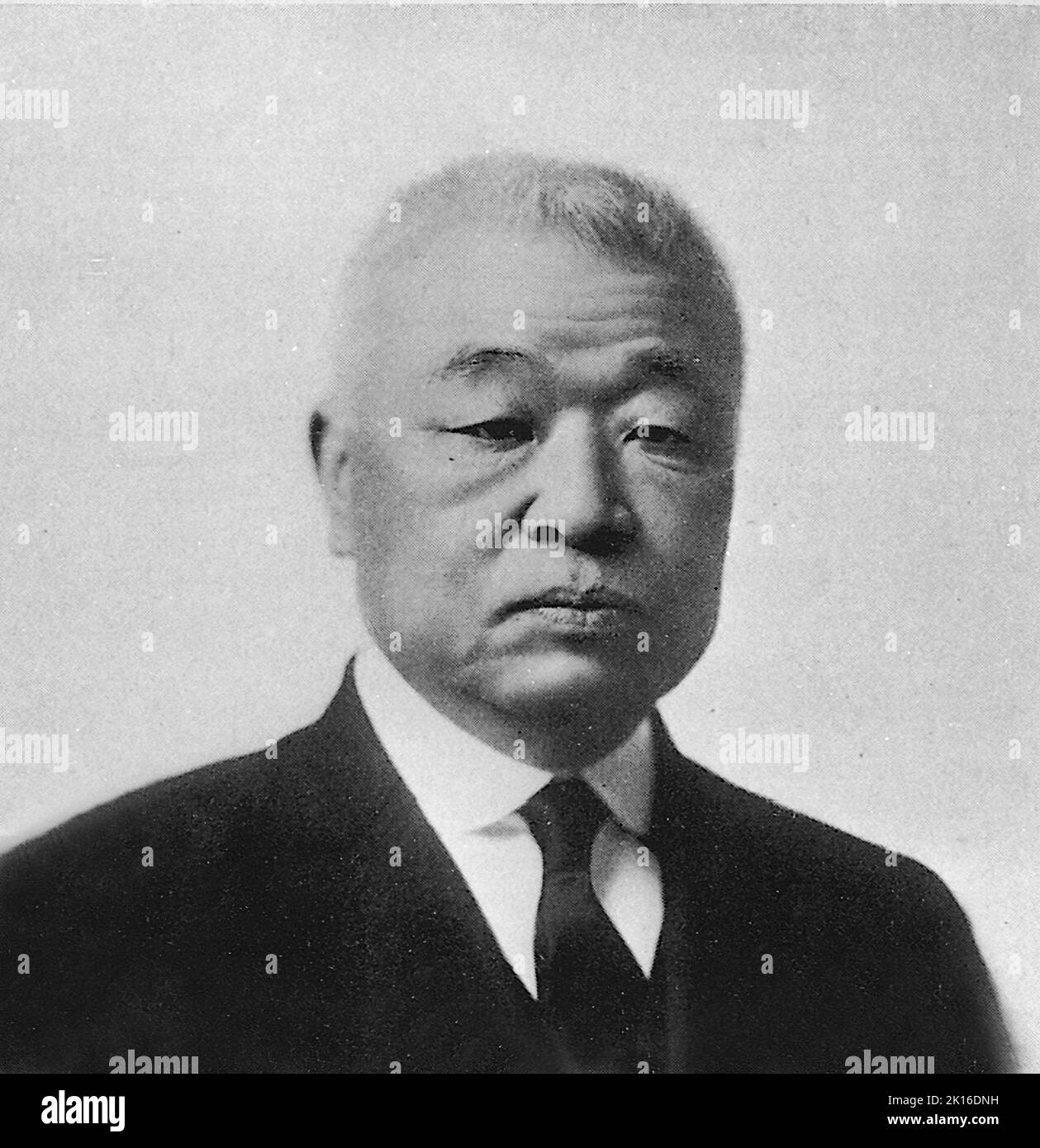 Portrait of Uemura Masahisa (1858 -1925), Japanese Christian pastor ...