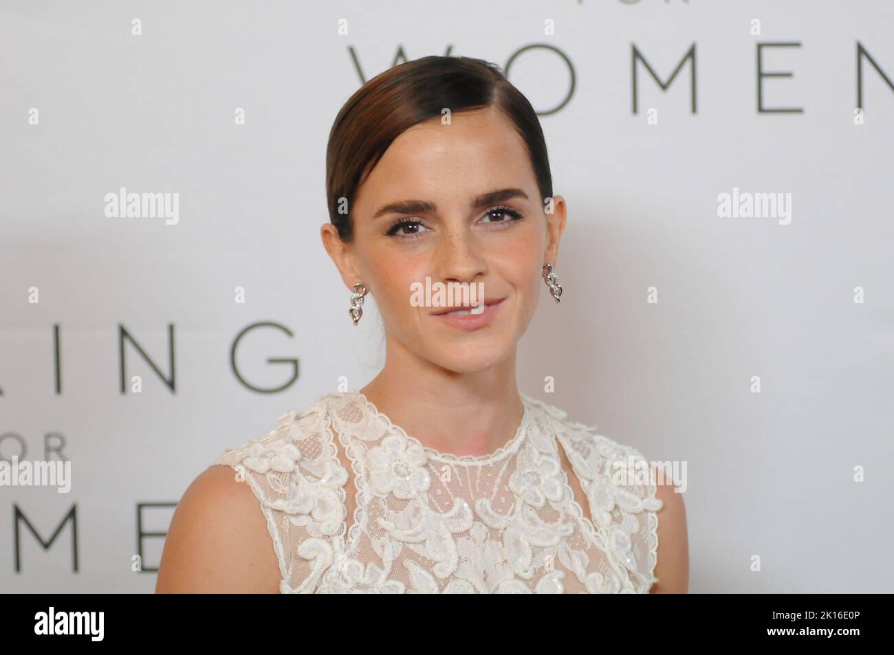 New York, USA. 15th Sep, 2022. Emma Watson attends the Kering Foundation's Caring For Women ...