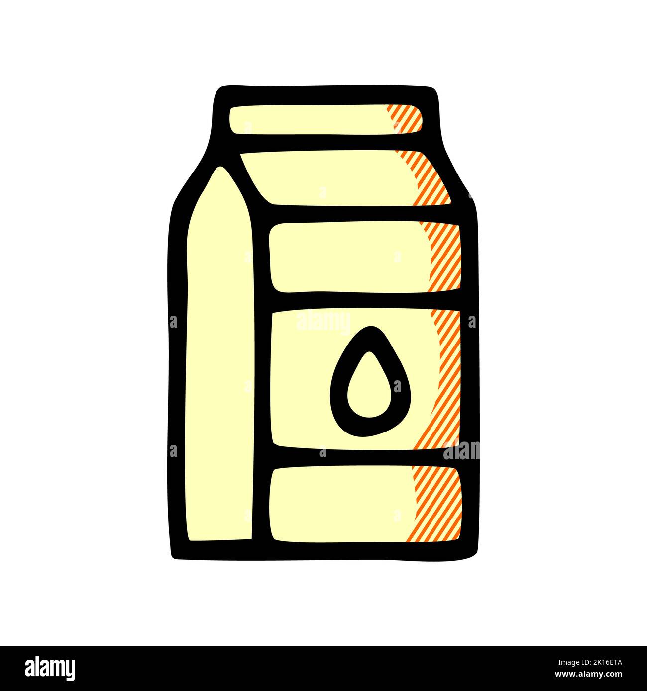 milk icon isolated on white background from breakfast collection. milk ...