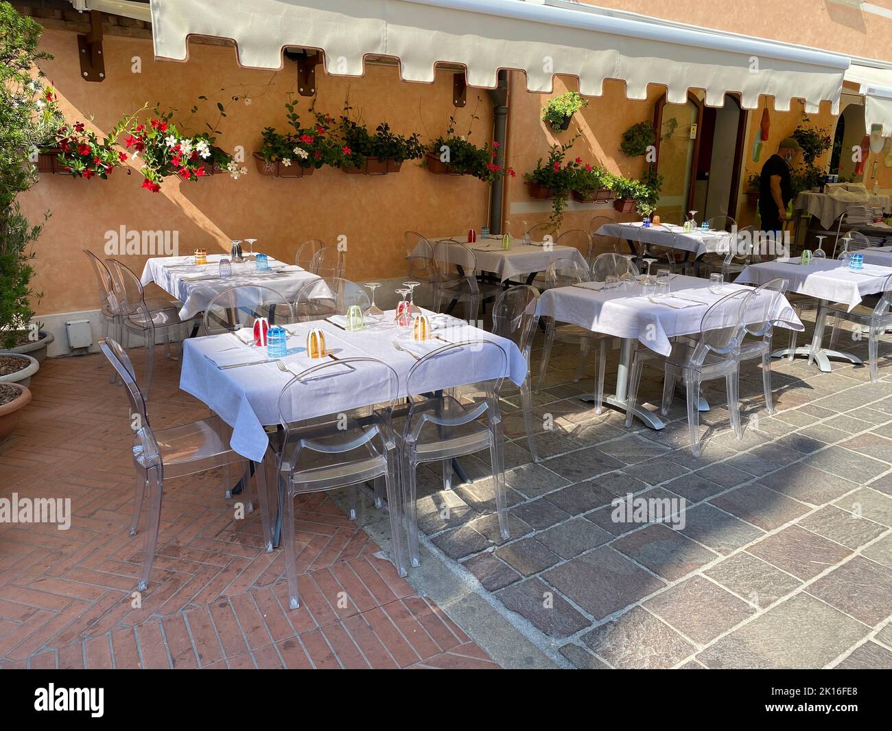 Small Restaurant In Caorle Stock Photo - Alamy
