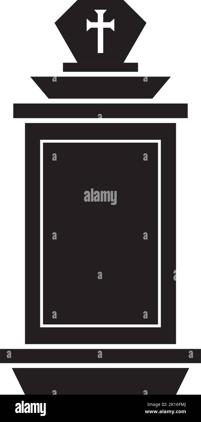 Tomb icon Template vector illustration design Stock Vector Image & Art ...