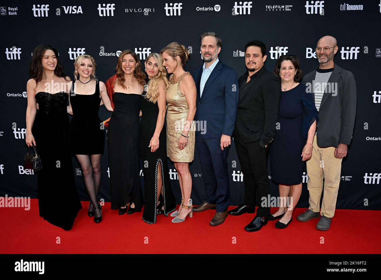 Toronto, Canada. 15th Sep, 2022. Reina Hardesty, Grace Van Dien, Eden ...