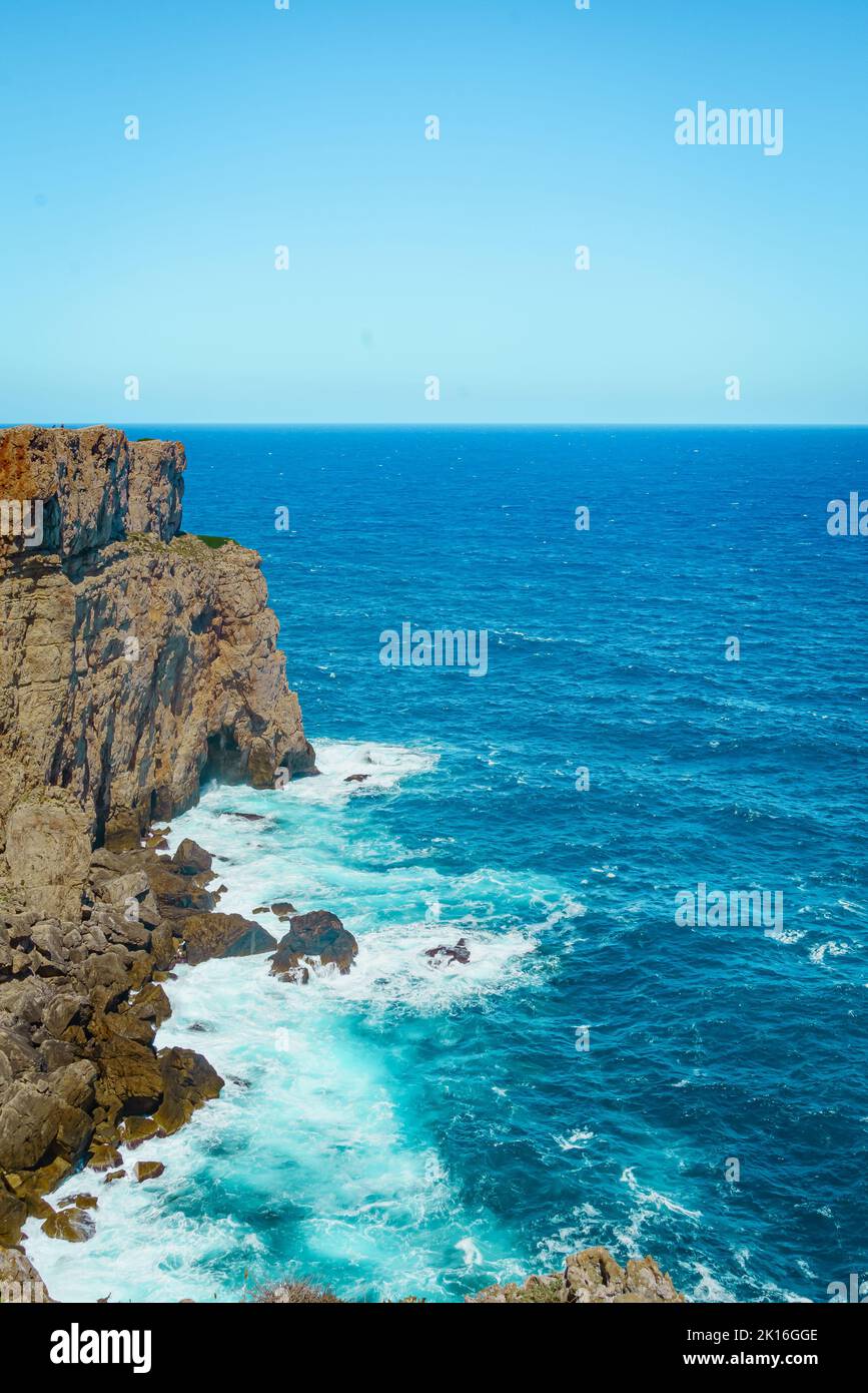 Landscape in Cala Morell. Minorca. Spain Stock Photo - Alamy