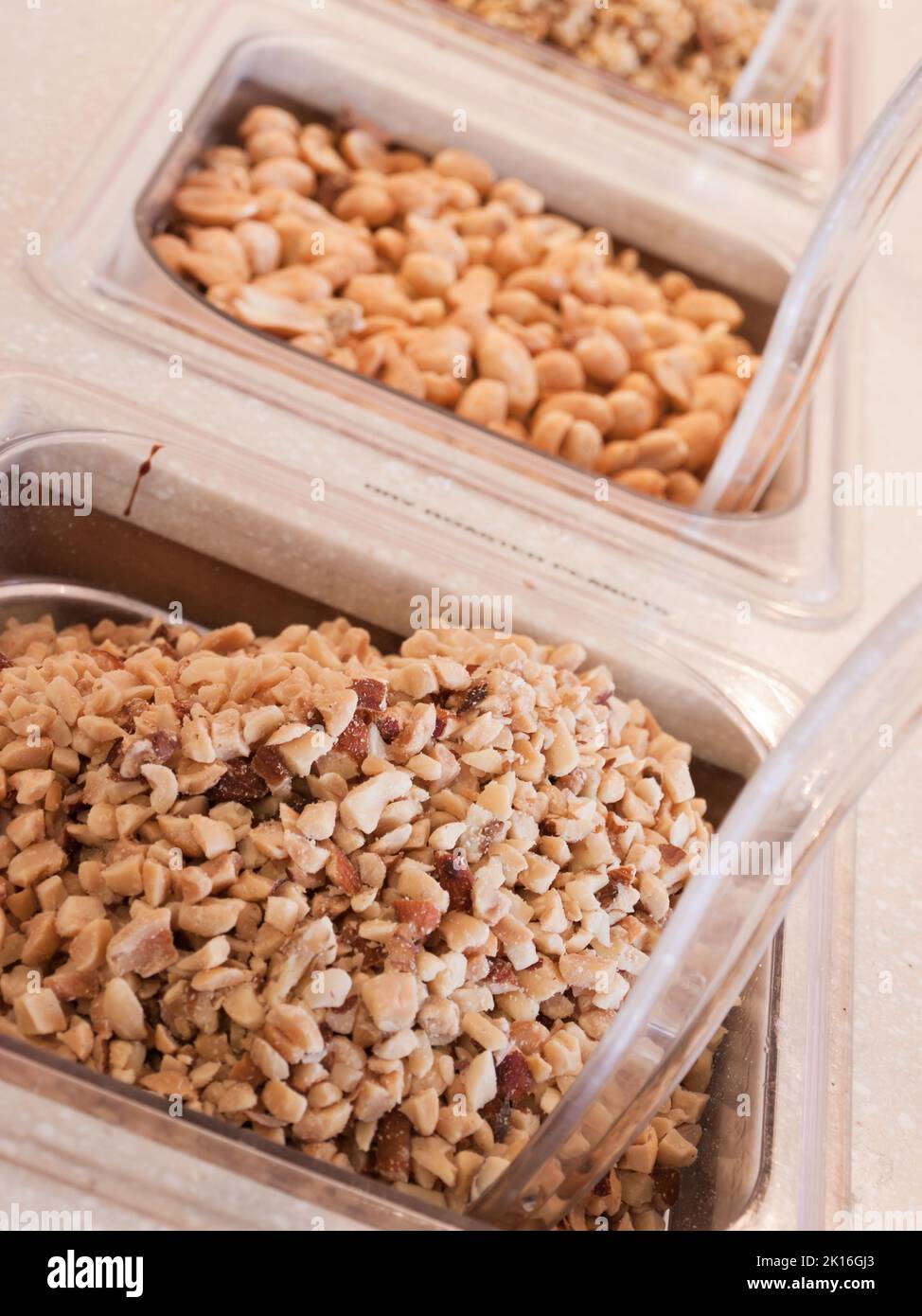 Frozen yogurt topping Stock Photo - Alamy