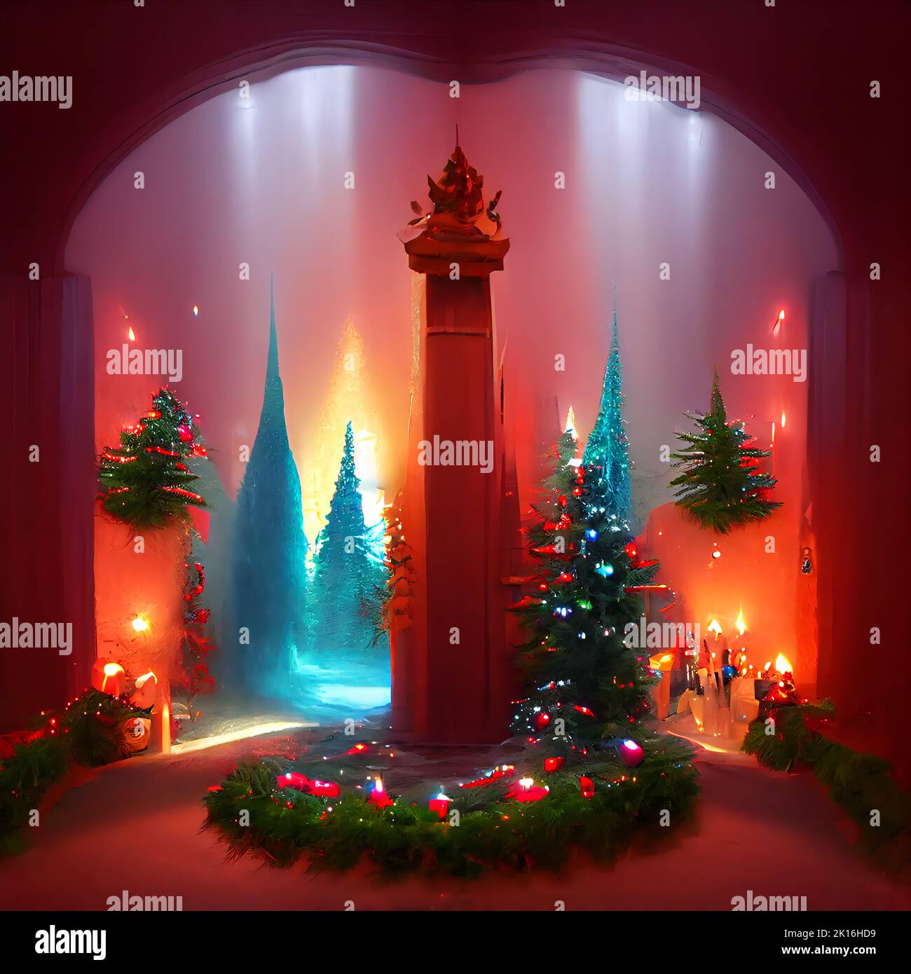 Santas gate hi-res stock photography and images - Alamy