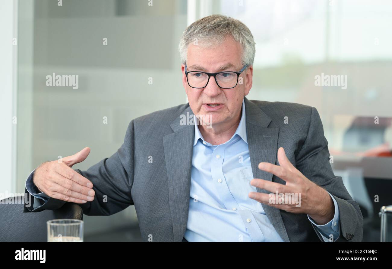 Leinfelden Echterdingen, Germany. 13th Sep, 2022. Martin Daum, the CEO ...