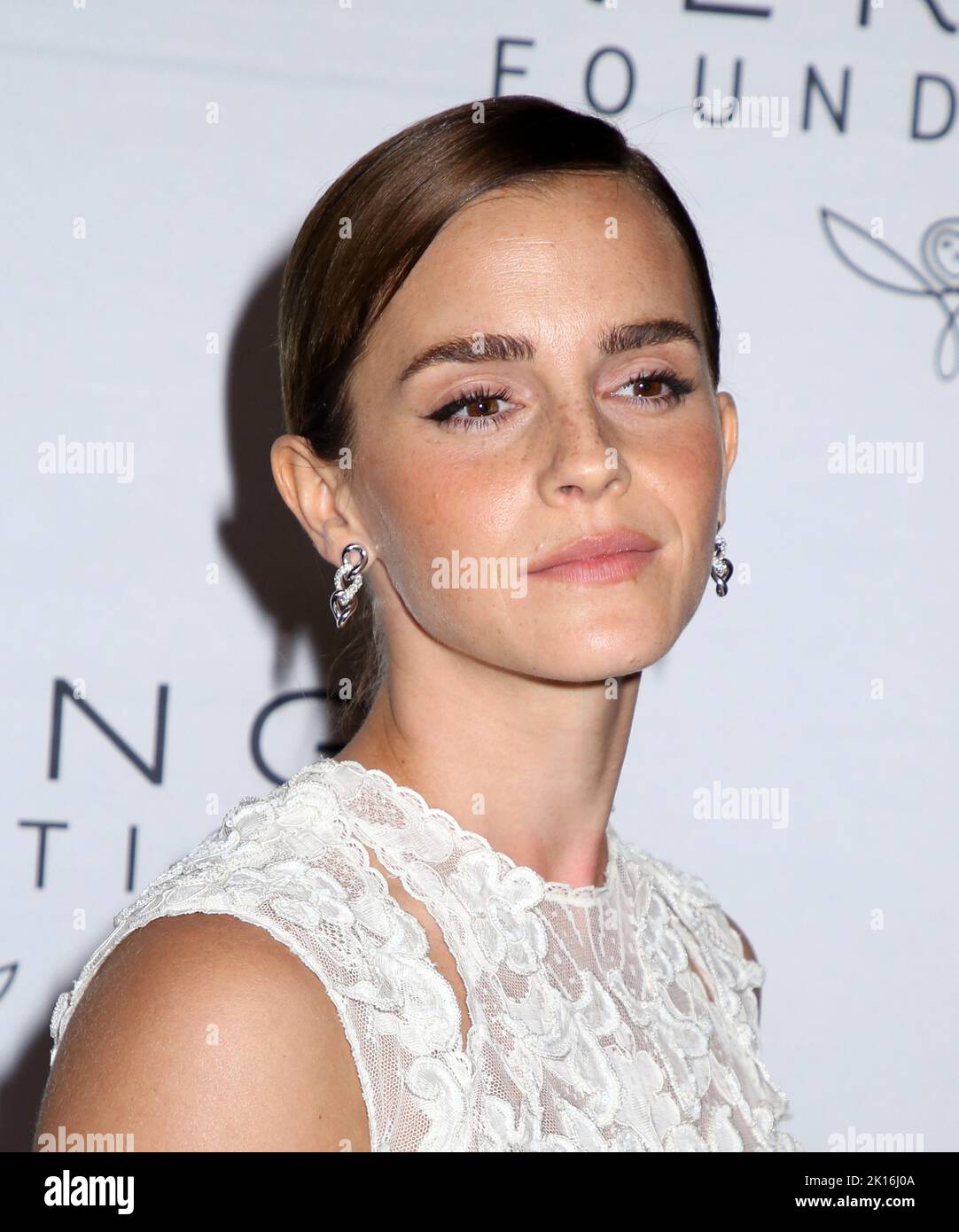 New York, USA. 15th Sep, 2022. Emma Watson attending the Kering Foundation's Caring for Women ...