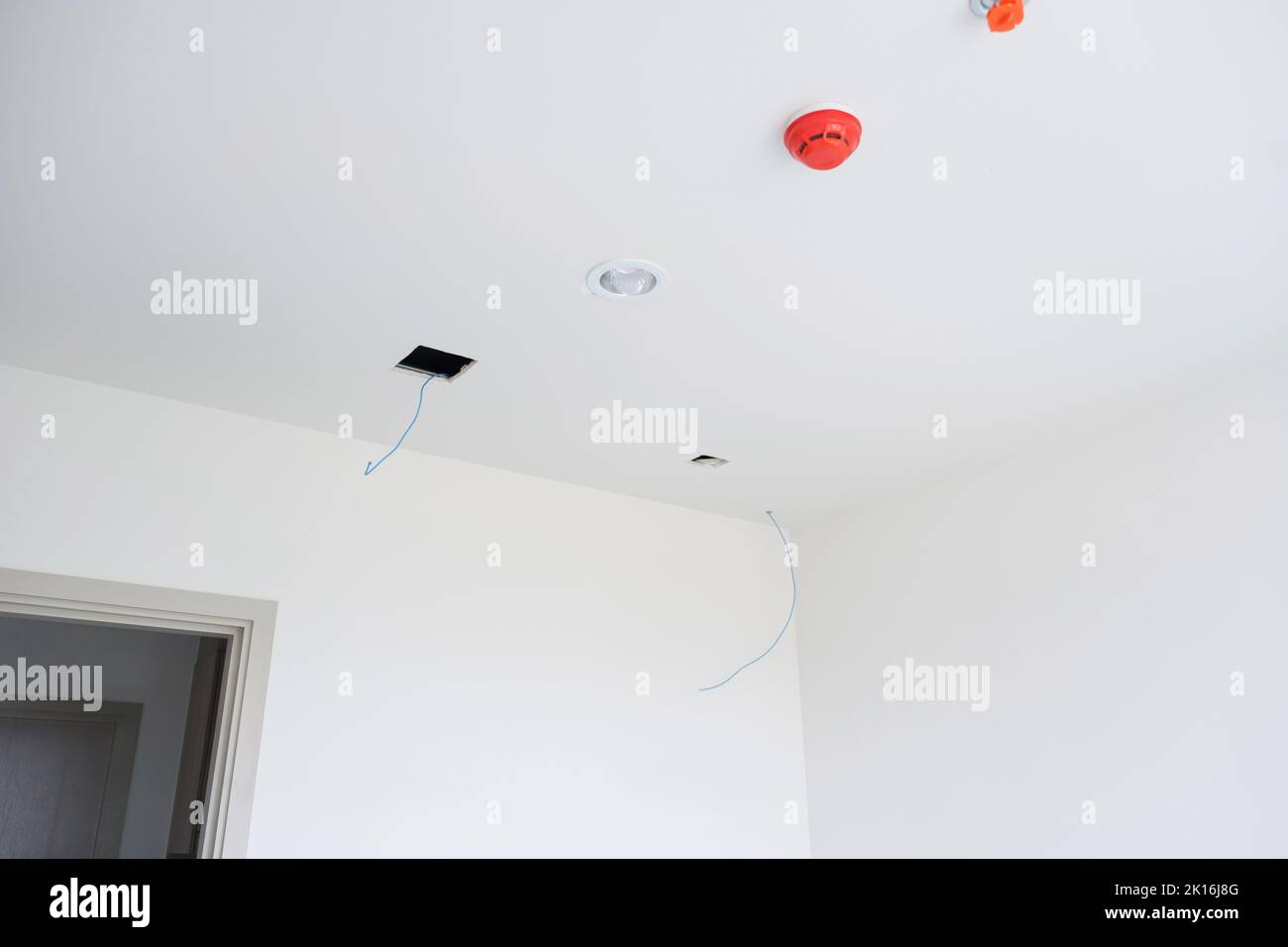 Electrical Wiring installation cables for socket. Renovation, Repair ...