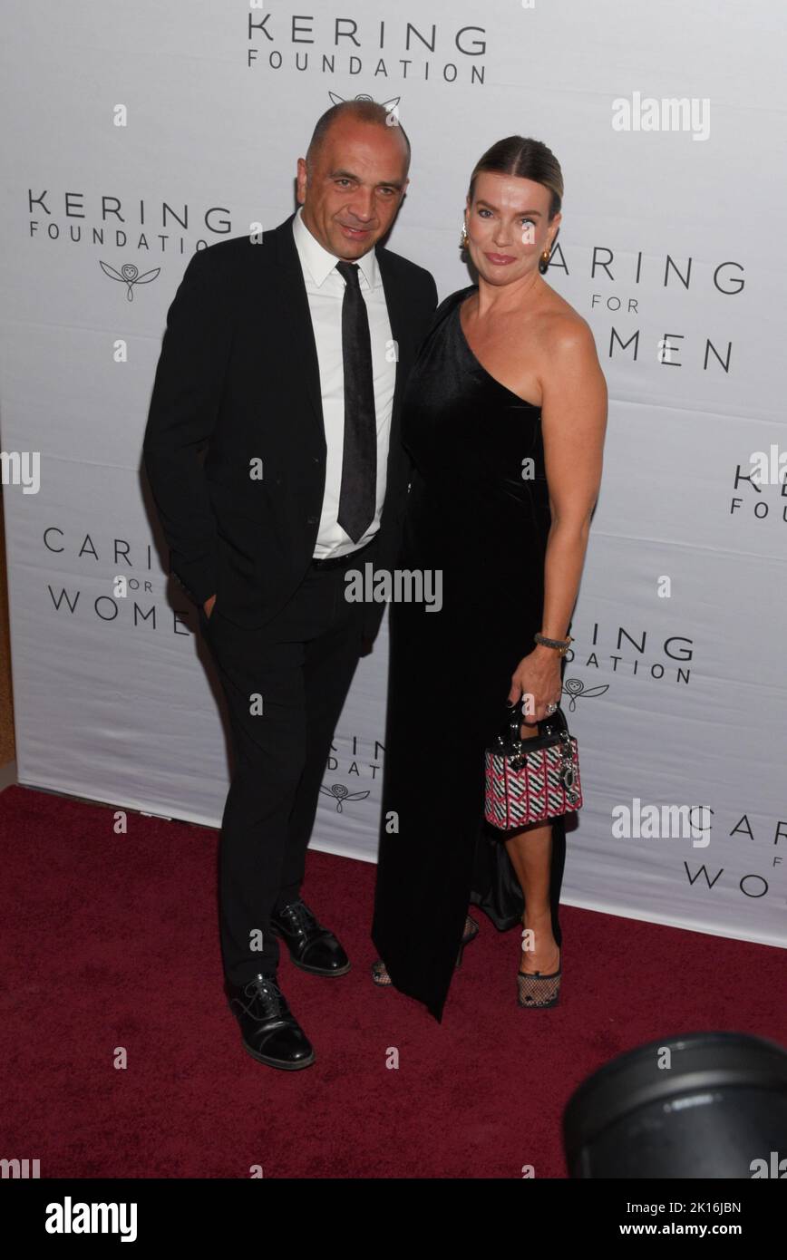 New York, USA. 15th Sep, 2022. Alex Kyriazis and Marie Pakzad attend ...