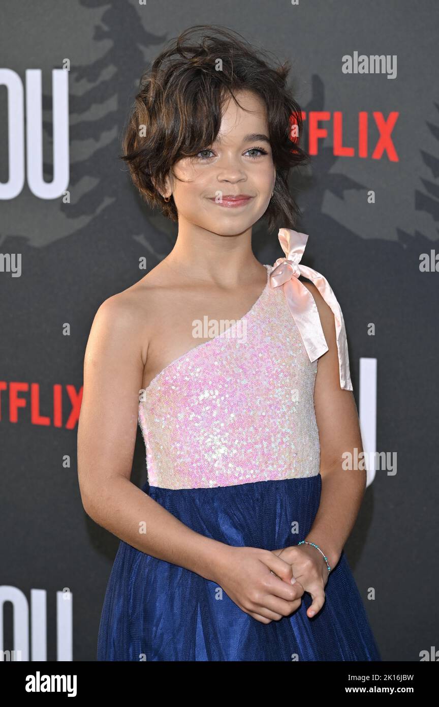 Los Angeles, USA. 15th Sep, 2022. Ridley Asha Bateman at the premiere ...