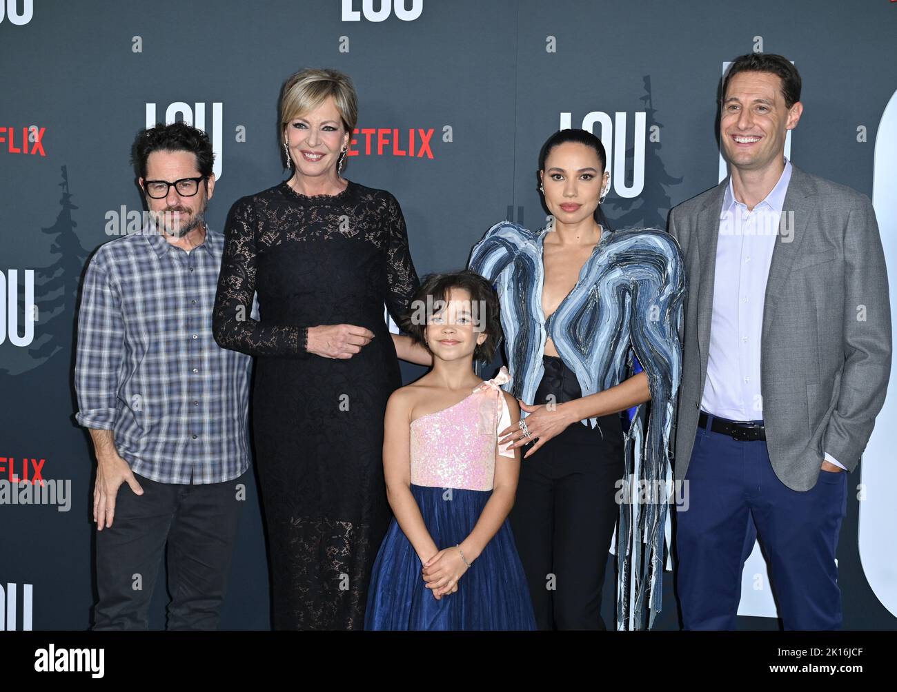 Los Angeles, USA. 15th Sep, 2022. J.J. Abrams, Allison Janney, Ridley ...