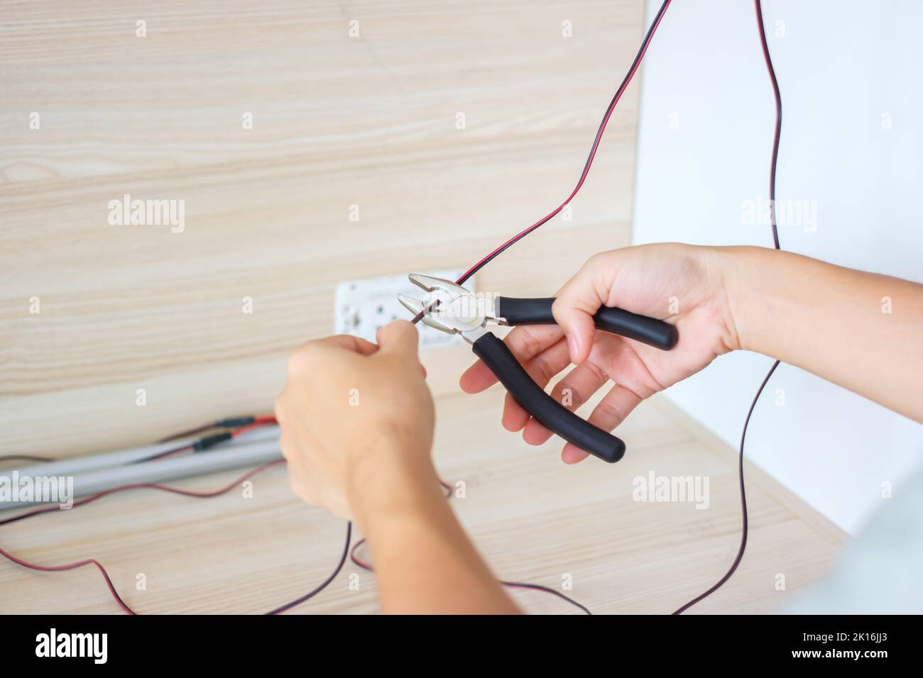 Wiring pliers hi-res stock photography and images - Alamy