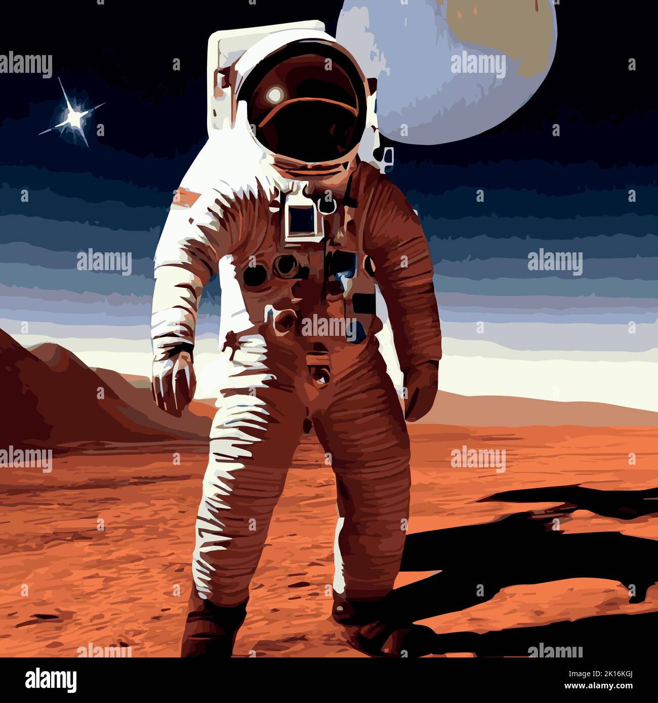 Future Space Suit Drawing