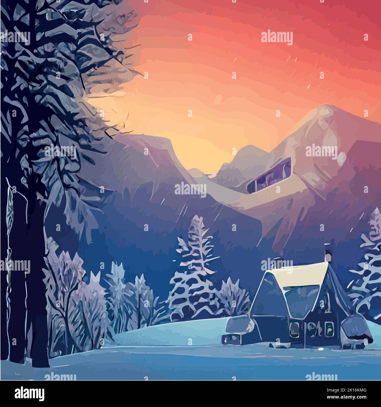 Peaceful Winter Backgrounds