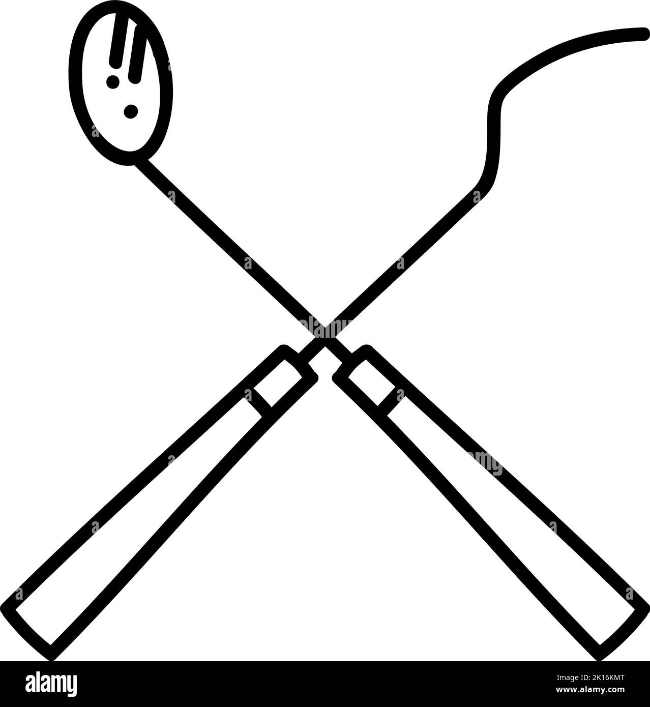 Hand drawn vector illustration. Editable line stroke Stock Vector Image ...