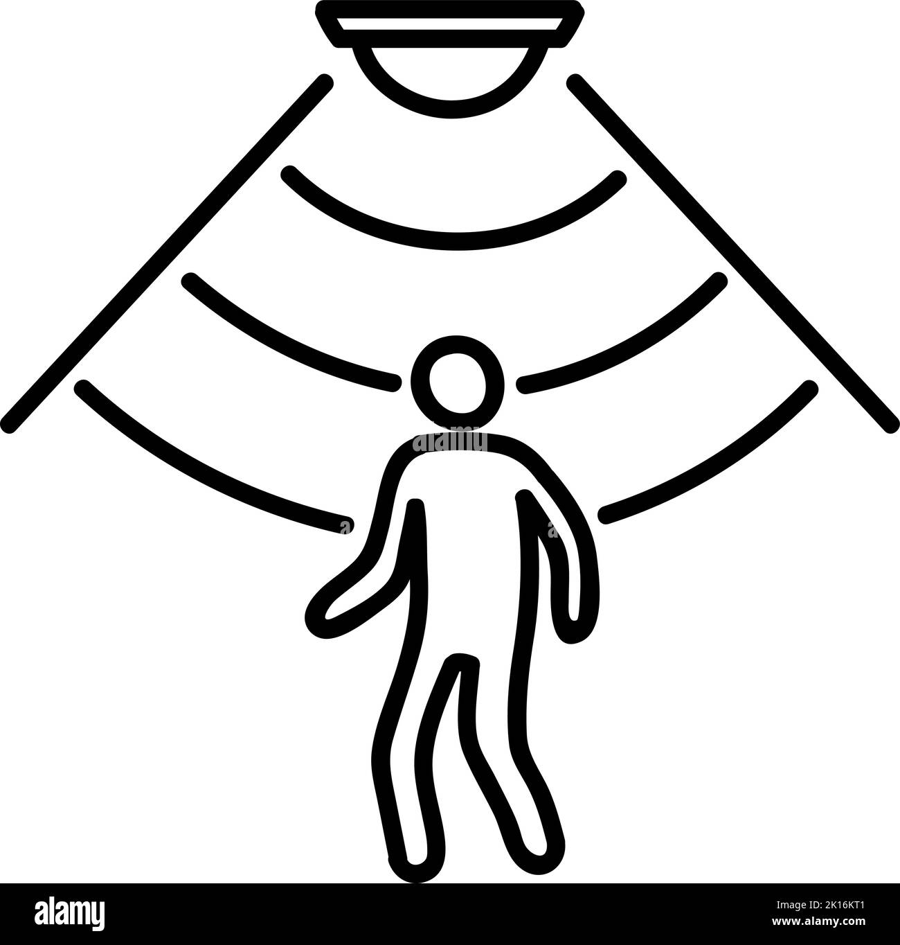 Motion sensor icon vector vectors hi-res stock photography and images ...