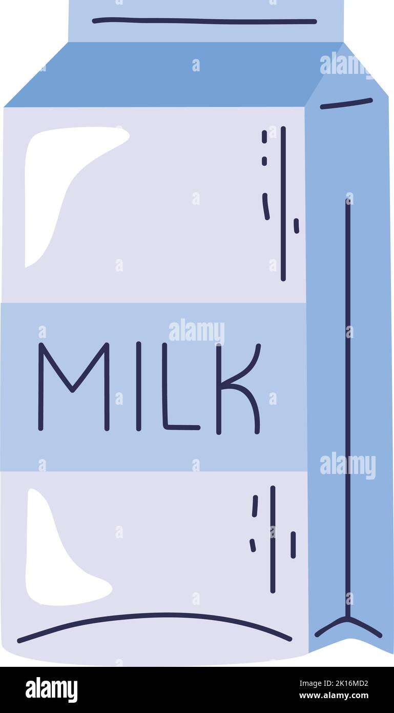 milk box drink healthy icon Stock Vector Image & Art - Alamy