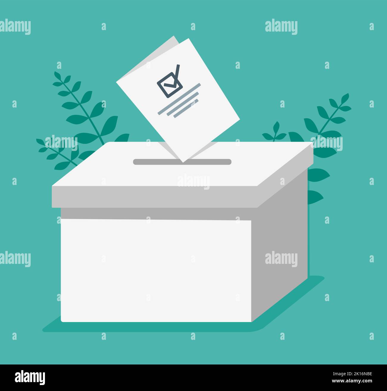 On the ballot paper Stock Vector Images - Alamy