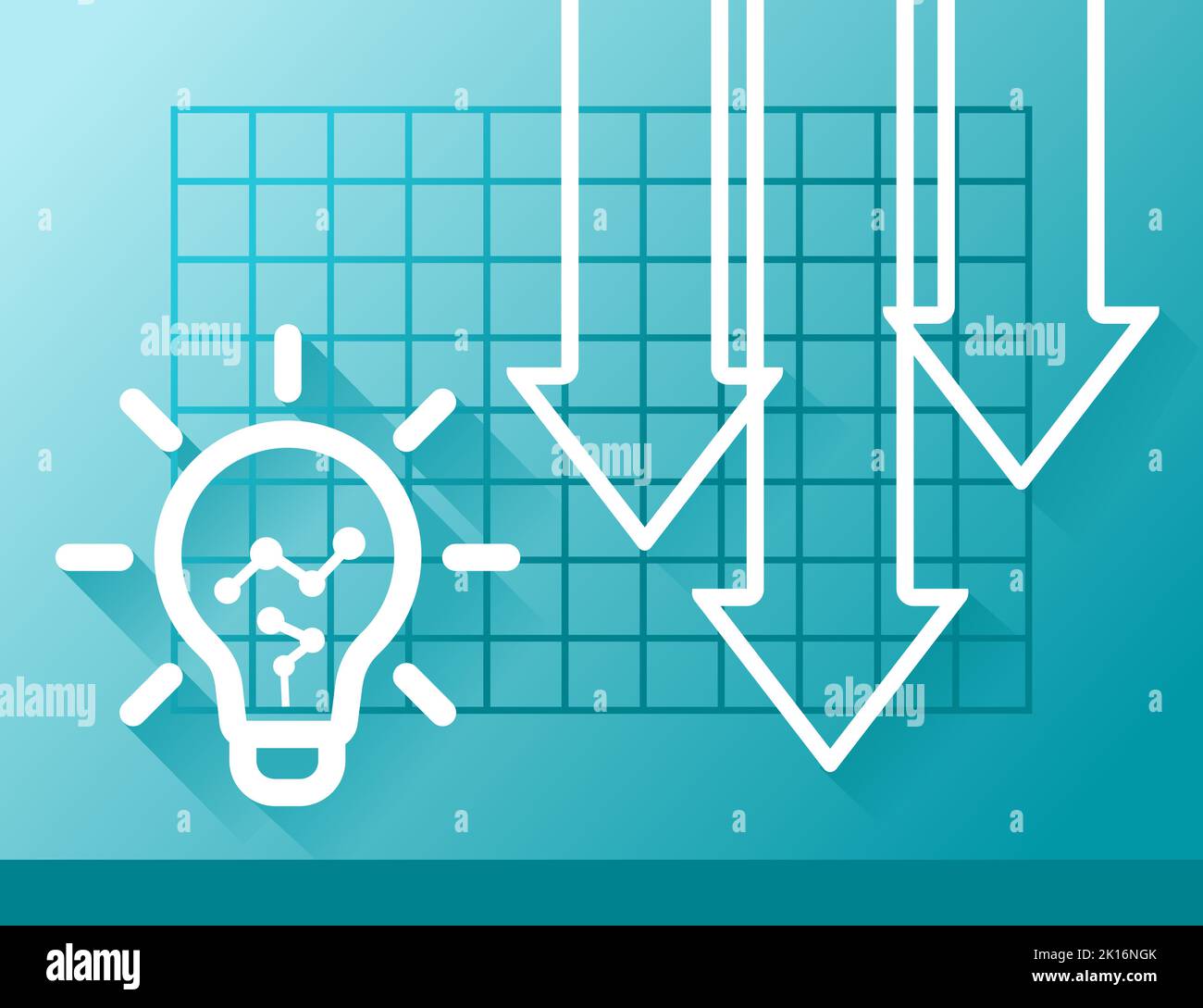 Electricity Prices Go Down or Decrease Illustration Stock Vector Image & Art - Alamy