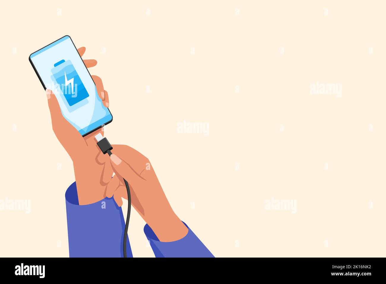 Wire charging Stock Vector Images - Alamy