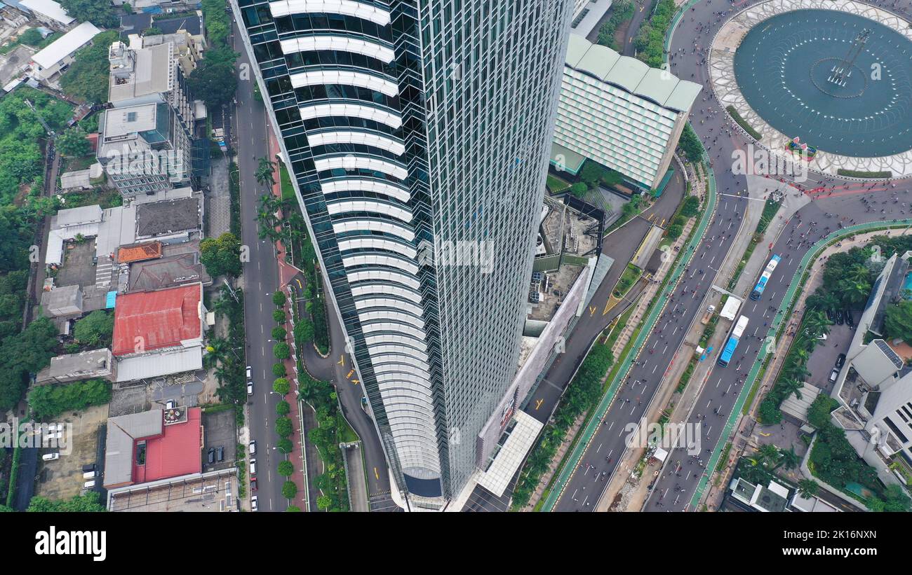 Top down view of people exercise on the road Stock Photo - Alamy