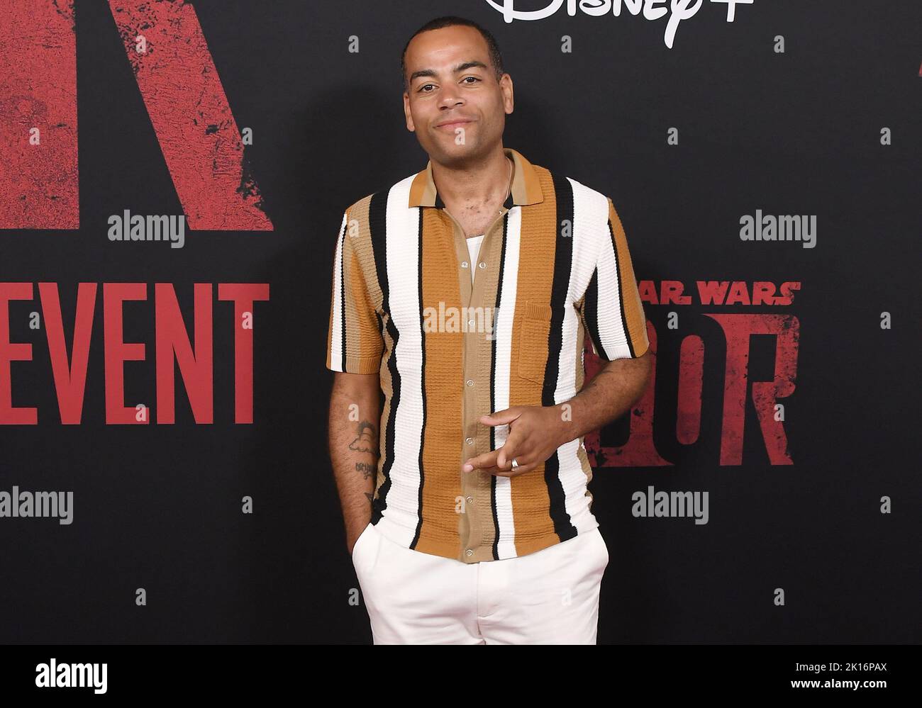 Los Angeles, USA. 15th Sep, 2022. Ben Bailey Smith arrives at the ANDOR Launch Event held at the ...